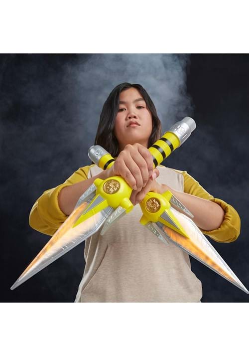 Power Rangers Yellow Ranger Power Daggers Collectible Prop Replica ...