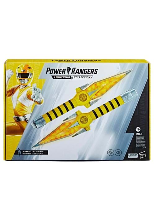 Power Rangers Yellow Ranger Power Daggers Collectible Prop Replica ...