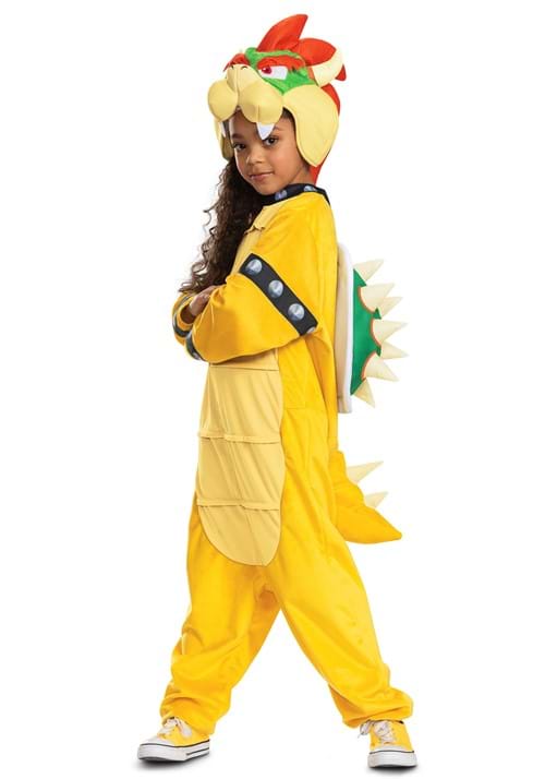 Super Mario Bros Kid's Bowser Jumpsuit Costume