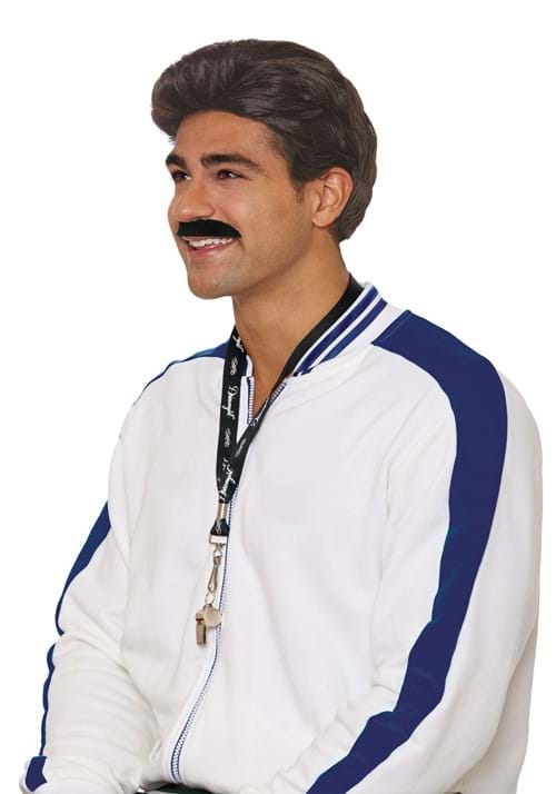Coach Men's Wig & Moustache