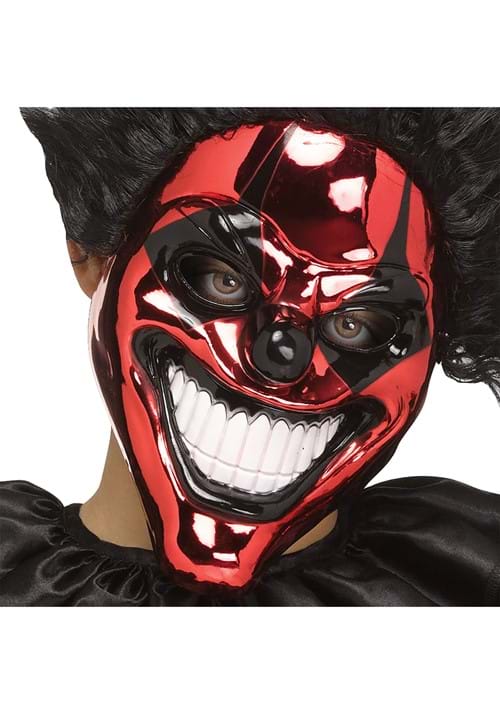 Red Chrome Clown Kid's Costume