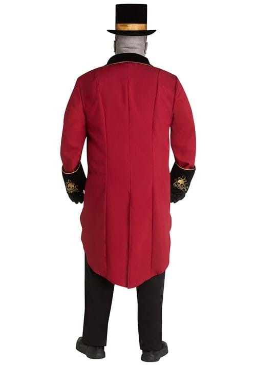 Plus Size Men's Skeletal Ringmaster Costume