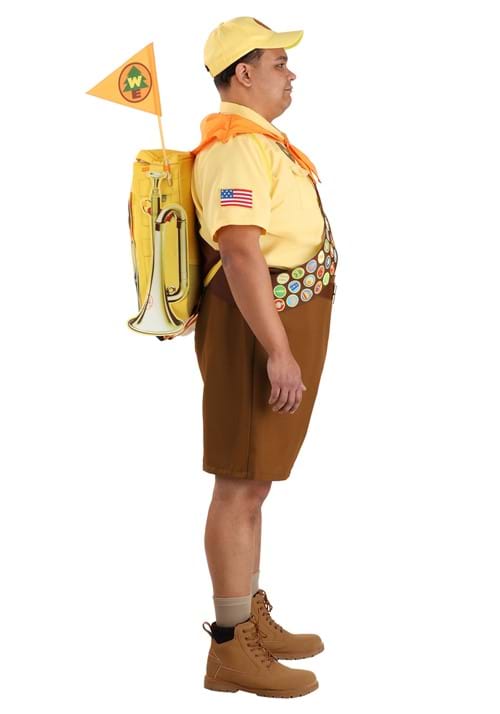 Plus Size Deluxe Disney UP Men's Russell Costume | Disney Costumes