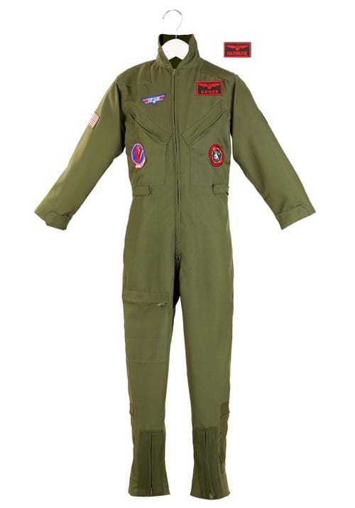 Top Gun Premium Men's Flight Suit Costume | Movie Costumes