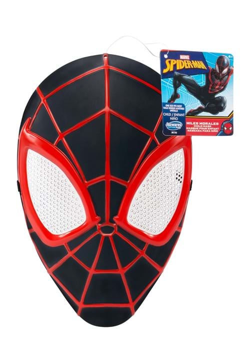 Marvel Spider-Man Miles Morales Kid's Value Costume Mask | Superhero Masks