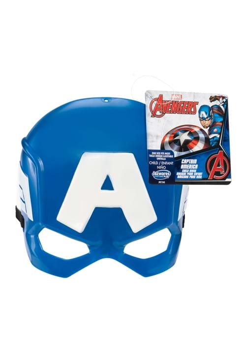 Marvel Captain America Kid's Value Costume Mask | Superhero Masks