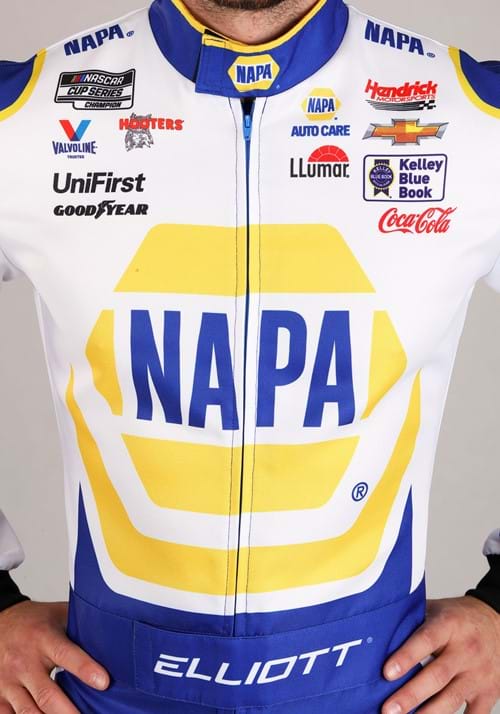 Men's Chase Elliott New NAPA Uniform NASCAR Costume | Race Car Driver ...