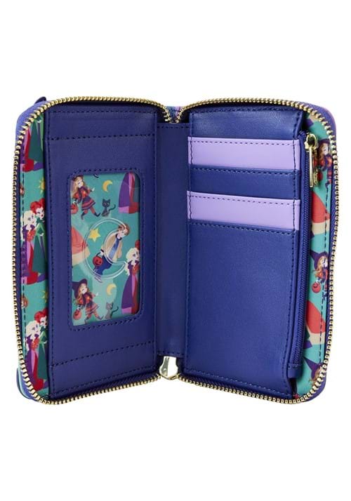 Disney Hocus Pocus Sanderson Sisters House Zip Around Wallet by Loungefly