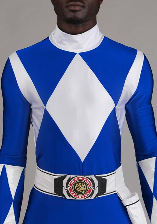Authentic Power Rangers Men's Blue Ranger Costume | TV Show Costumes