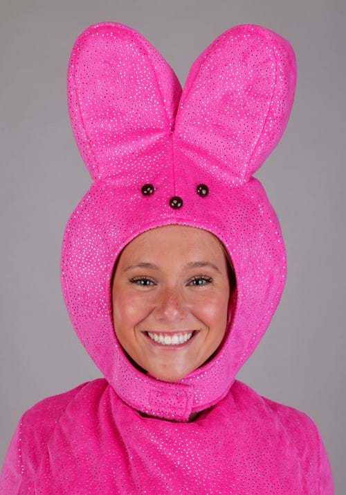 Pink Bunny Peeps Adult Costume | Candy Costumes