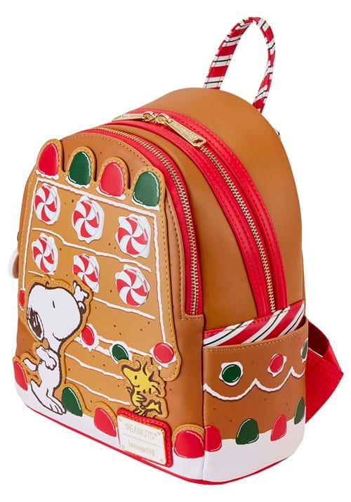 Peanuts Snoopy Gingerbread House Loungefly Mini Backpack | Loungefly ...