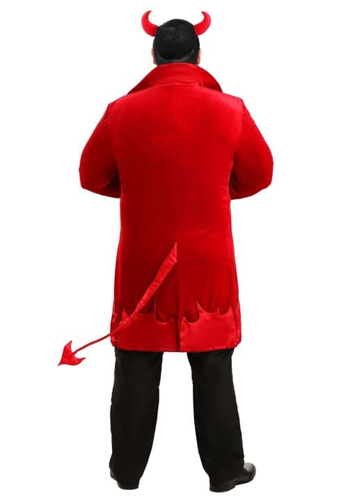 Men's Plus Size Debonair Devil Costume | Men's Devil Costumes