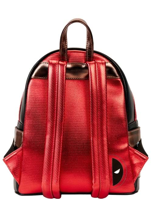 Marvel Loungefly Metallic Deadpool Cosplay Mini Backpack