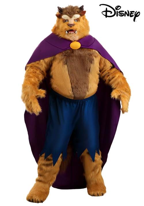 Plus Size Authentic Caped Disney Beast Men's Costume | Beauty and the ...
