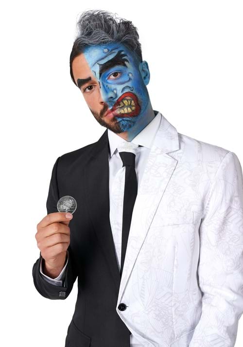 Adult Batman Villains Two Face Costume Suit | Batman Villains Costumes