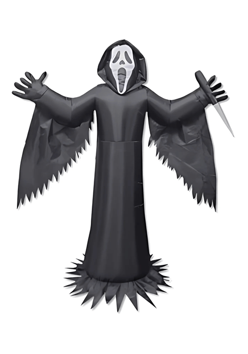 6FT Scream Ghost Face Inflatable Halloween Decoration | Inflatable ...