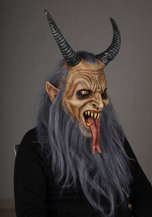 Adult Deluxe Krampus Mask | Scary Masks