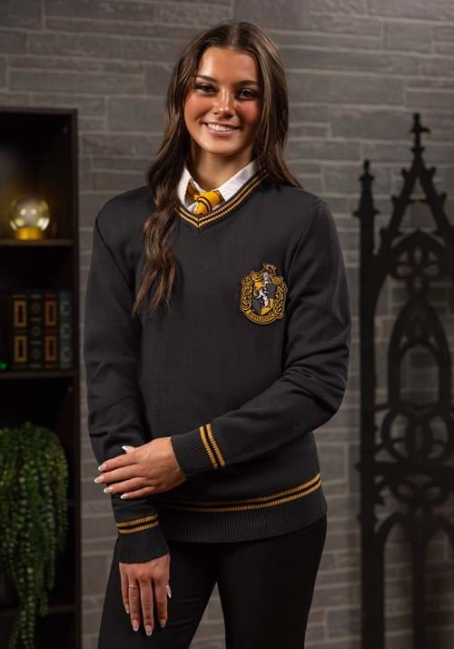 Harry Potter Hufflepuff Uniform Sweater for Adults | Harry Potter Costumes