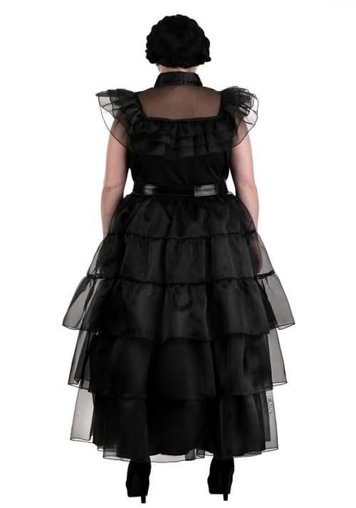 Women's Plus Size Wednesday Rave'N Dance Costume Dress | TV Show Costumes