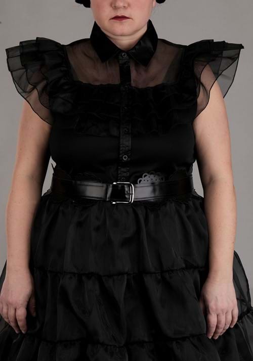 Women's Plus Size Wednesday Rave'N Dance Costume Dress | TV Show Costumes