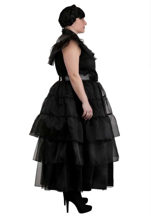 Women's Plus Size Wednesday Rave'N Dance Costume Dress | TV Show Costumes