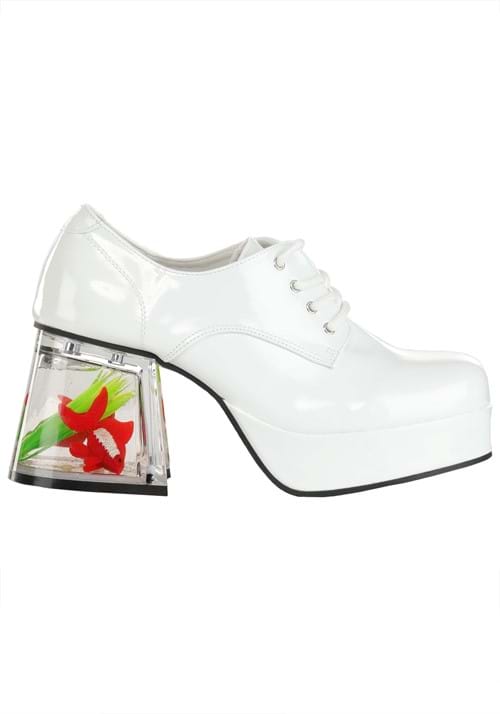 White Goldfish Platform Shoes Adult | Costume Shoes