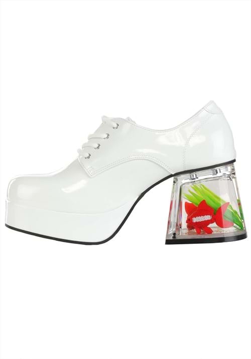 White Goldfish Platform Shoes Adult | Costume Shoes