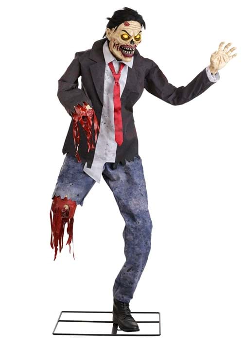 5.8FT Animatronic Hopps the Dismembered Zombie Halloween Decoration ...