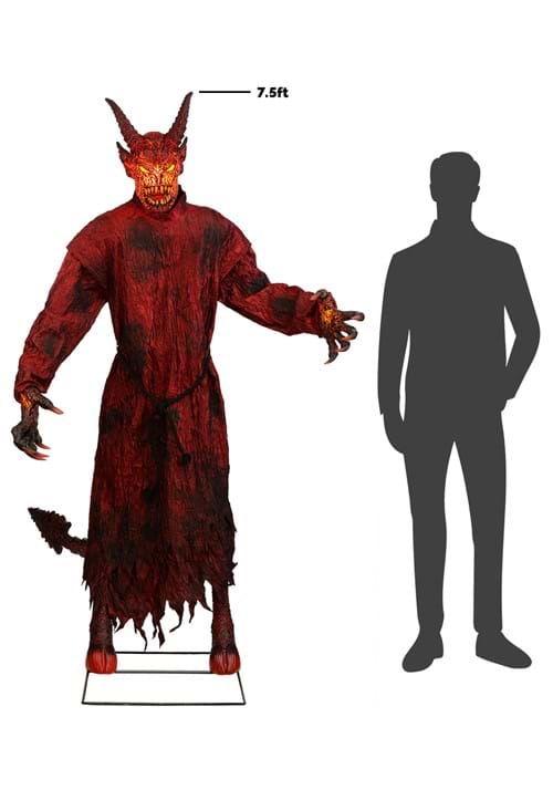 7.25FT Animated Magmoor the Lava Demon Halloween Decoration | Halloween ...