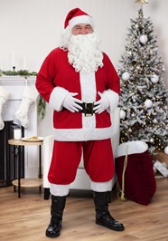 Plus Size Flannel Santa Claus Men s Costume Christmas Costumes Plus Size Flannel Santa Claus Men s Costume Christmas Costumes