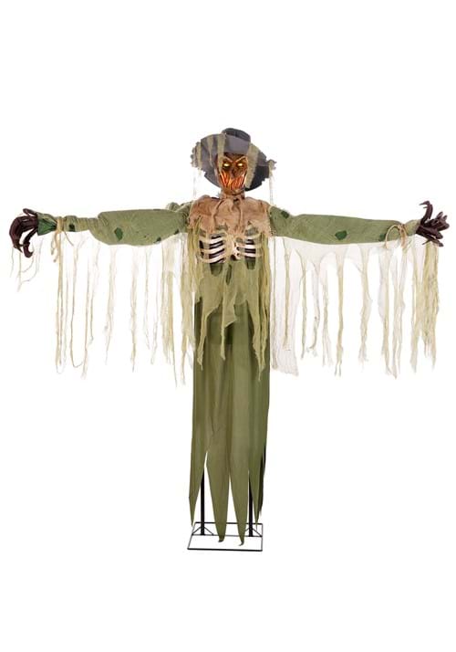 6.5FT Animated Swiping Scarecrow Decoration - Tekky | Halloween ...