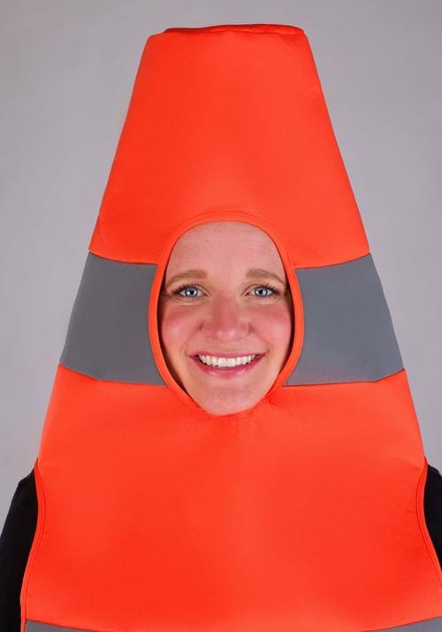 Plus Size Traffic Cone Adult Costume | Funny Costumes