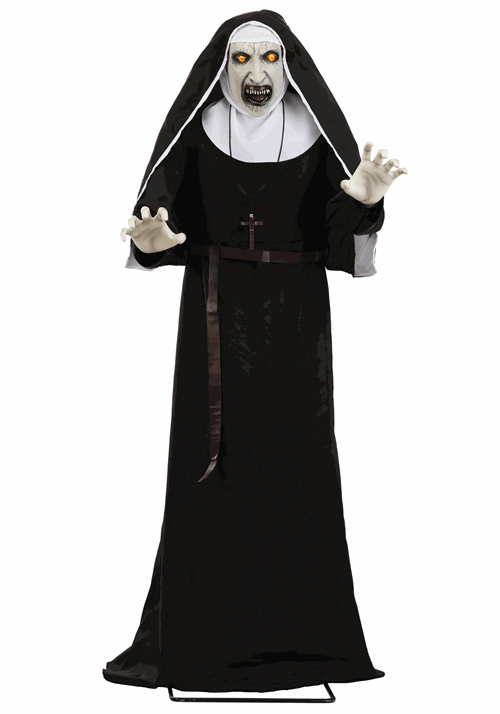 5.4FT The Nun Animatronic Prop Decoration | Halloween Animatronics