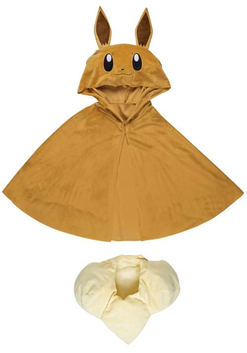 Adult/Child Pokémon Eevee Costume Hooded Cape | Pokémon Costumes