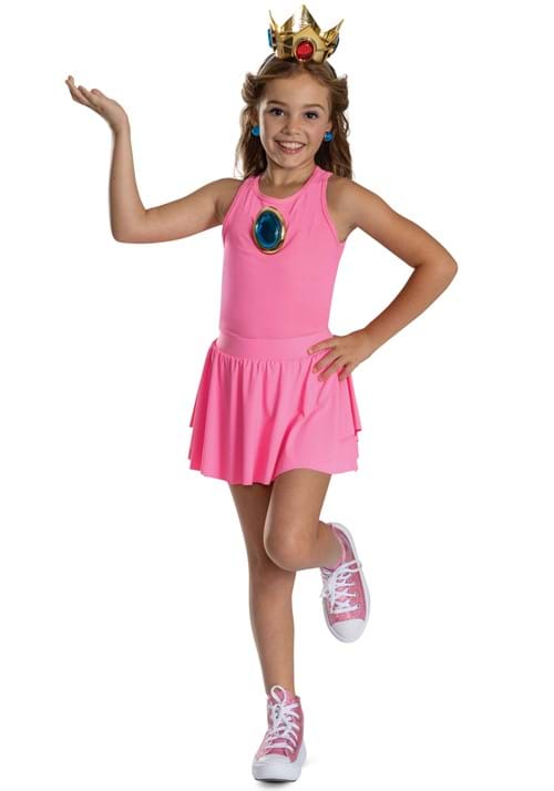 Princess Peach Crown Jewels Adult/Child Costume Set | Princess Peach ...