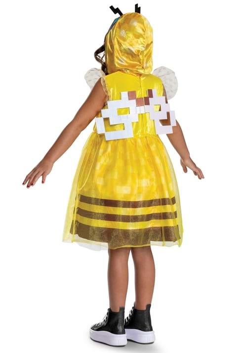 Minecraft Bee Girl's Hooded Costume Dress | Minecraft Costumes