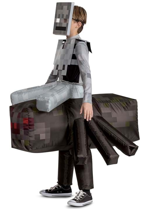 Kid's Deluxe Minecraft Inflatable Spider Jockey Costume | Minecraft ...