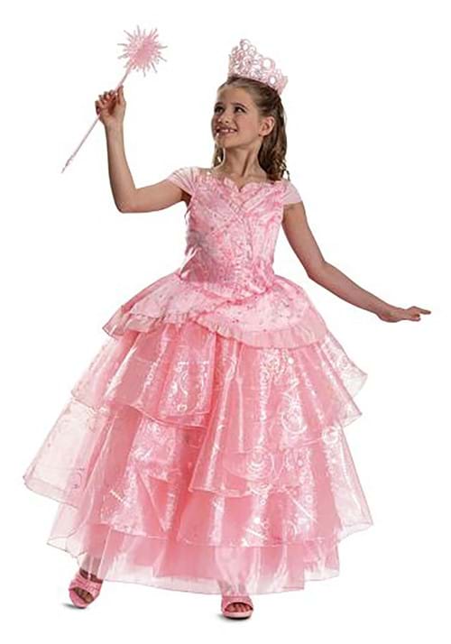 Prestige Wicked Glinda Pink Dress Costume for Girls | Movie Costumes