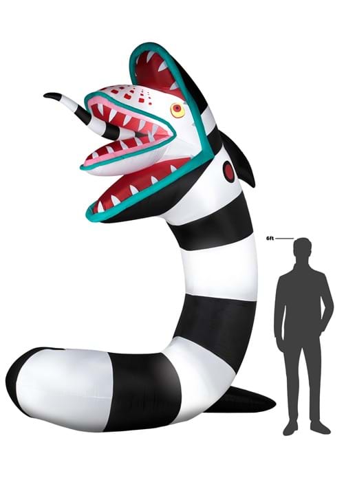 12FT Giant Beetlejuice Sandworm Inflatable Decoration | Halloween ...