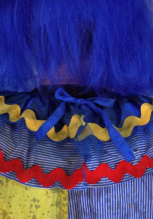 Blue Carousel Clown Adult Costume with Mask | Evil Clown Costumes