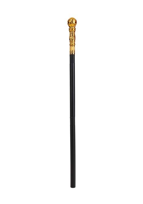 Victorian Gentleman Gold Cane Prop | Costume Accessories