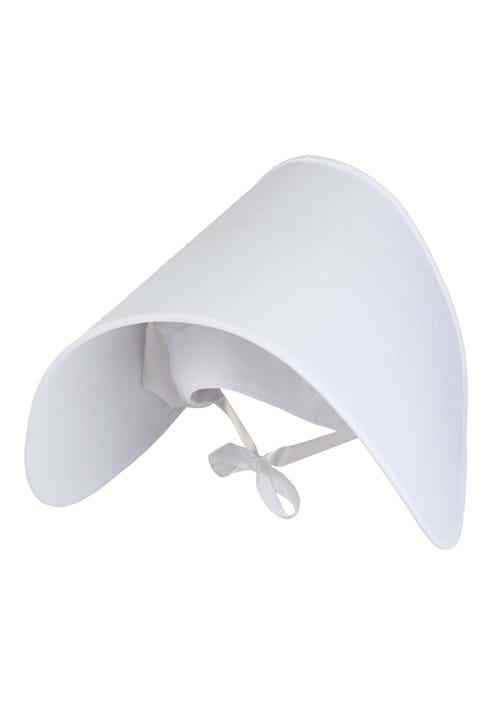 Women's Puritan Costume White Winged Hat | TV Accessories